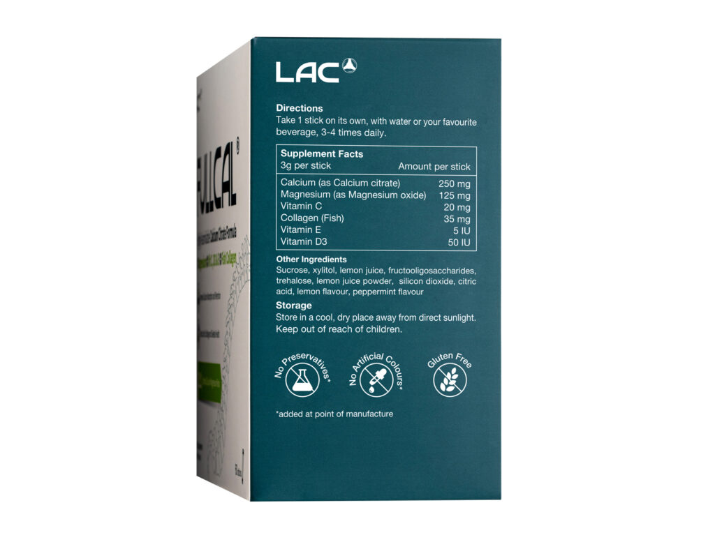 LAC Fullcal Lemon 3g x60sticks – LAC