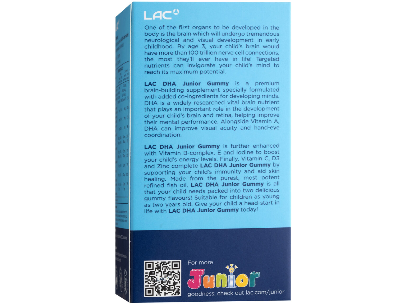 LAC DHA Junior 60gummies – LAC