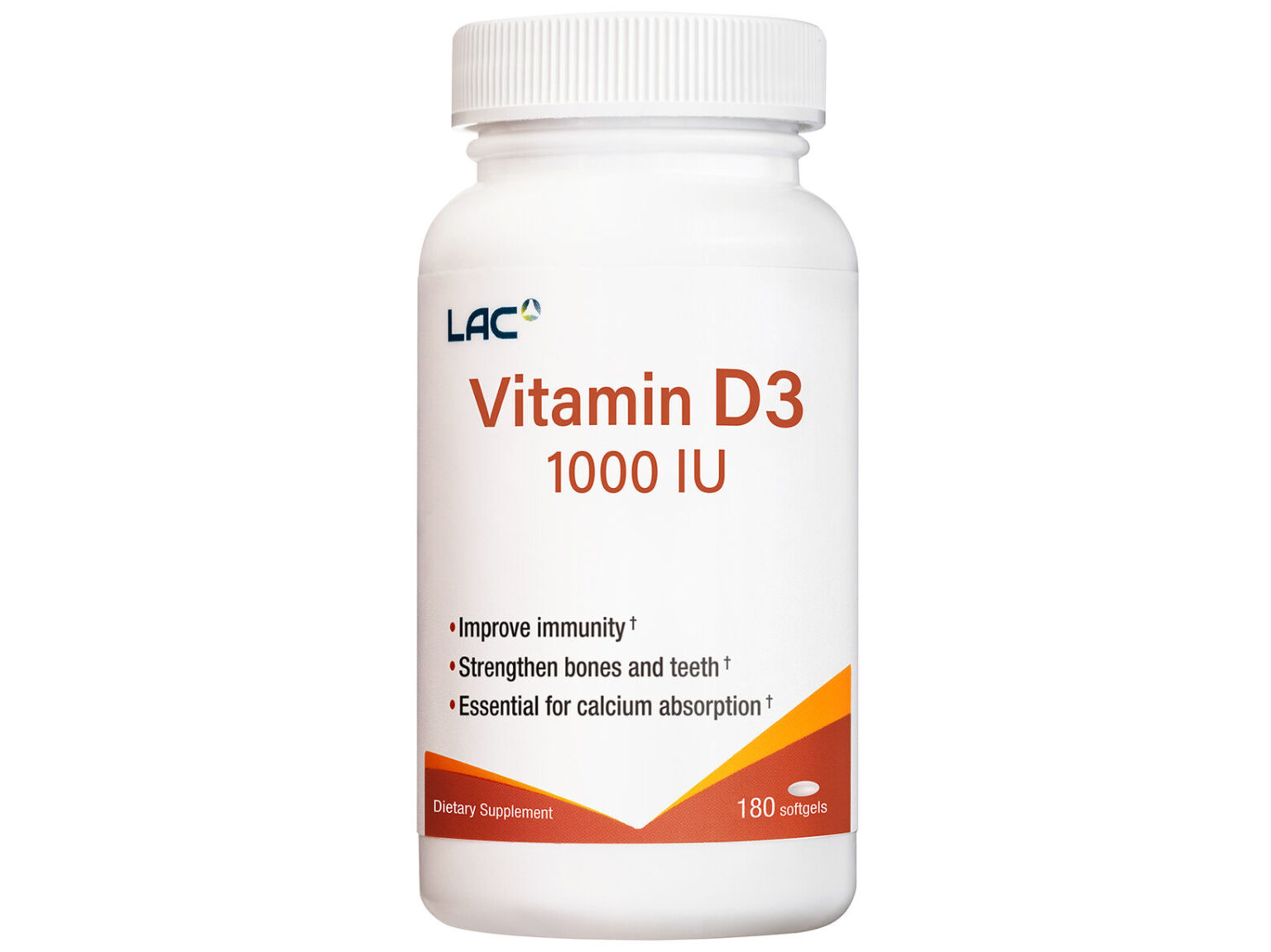 LAC Vit D-3 1000iu 180softgels – LAC